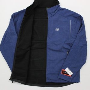 New Balance | Jackets & Coats | New Balance Softshell Jacket Blue Print ...